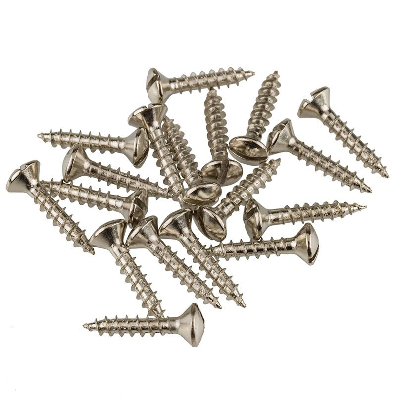 UNIQANTIQ HARDWARE SUPPLY Oval Head Slot Drive Wood Screw | Wayfair