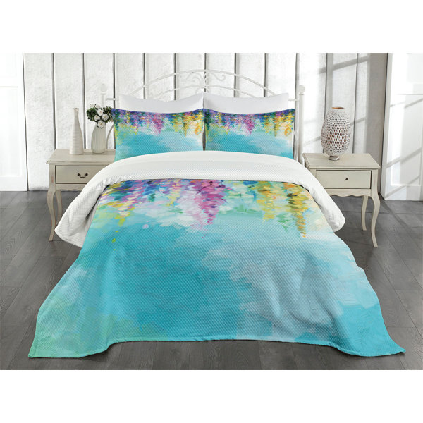 Ambesonne Abstract Art Bedspread | Wayfair