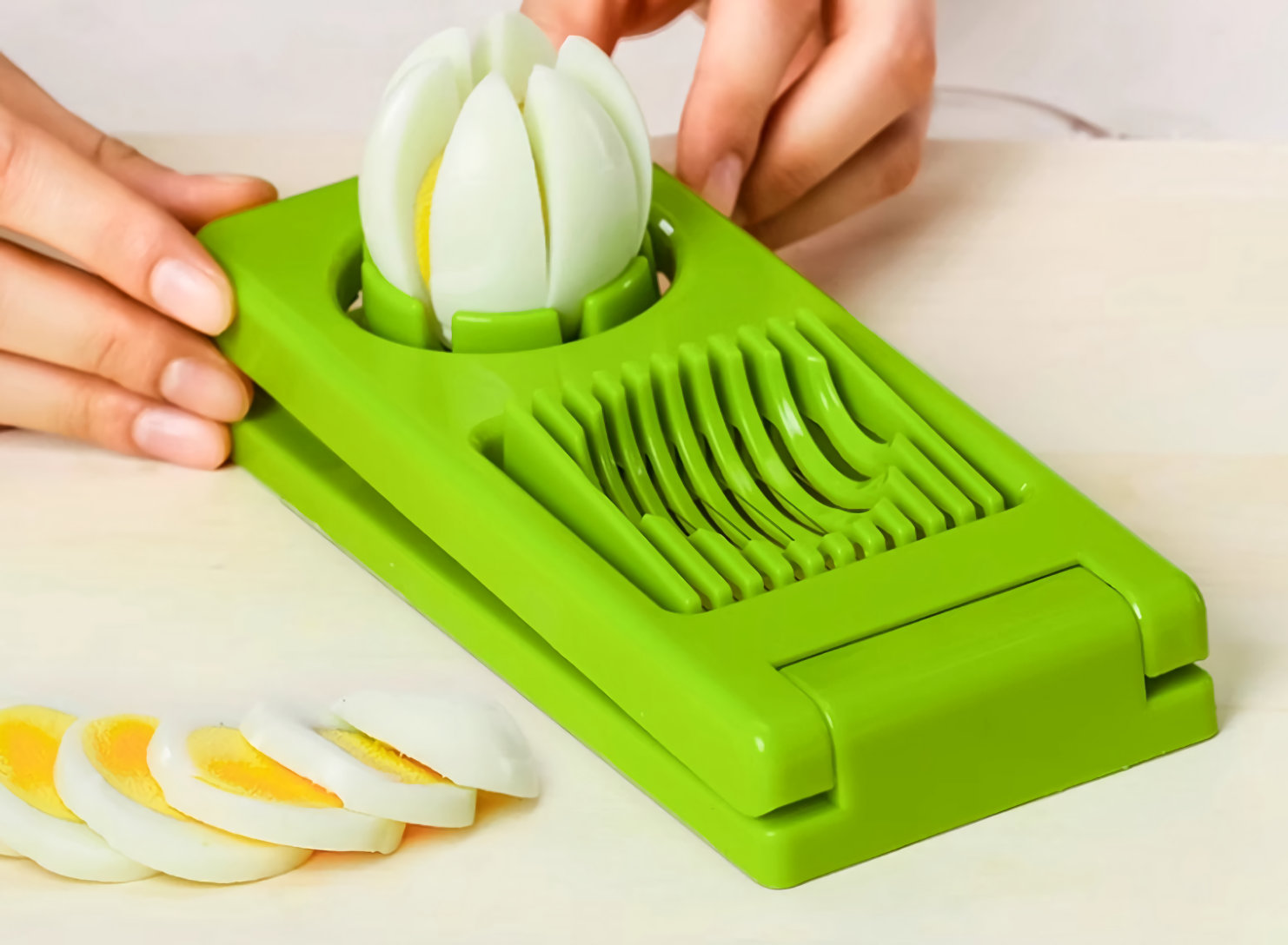 LIYONG Stainless Steel Multi-Function Egg Slicer | Wayfair