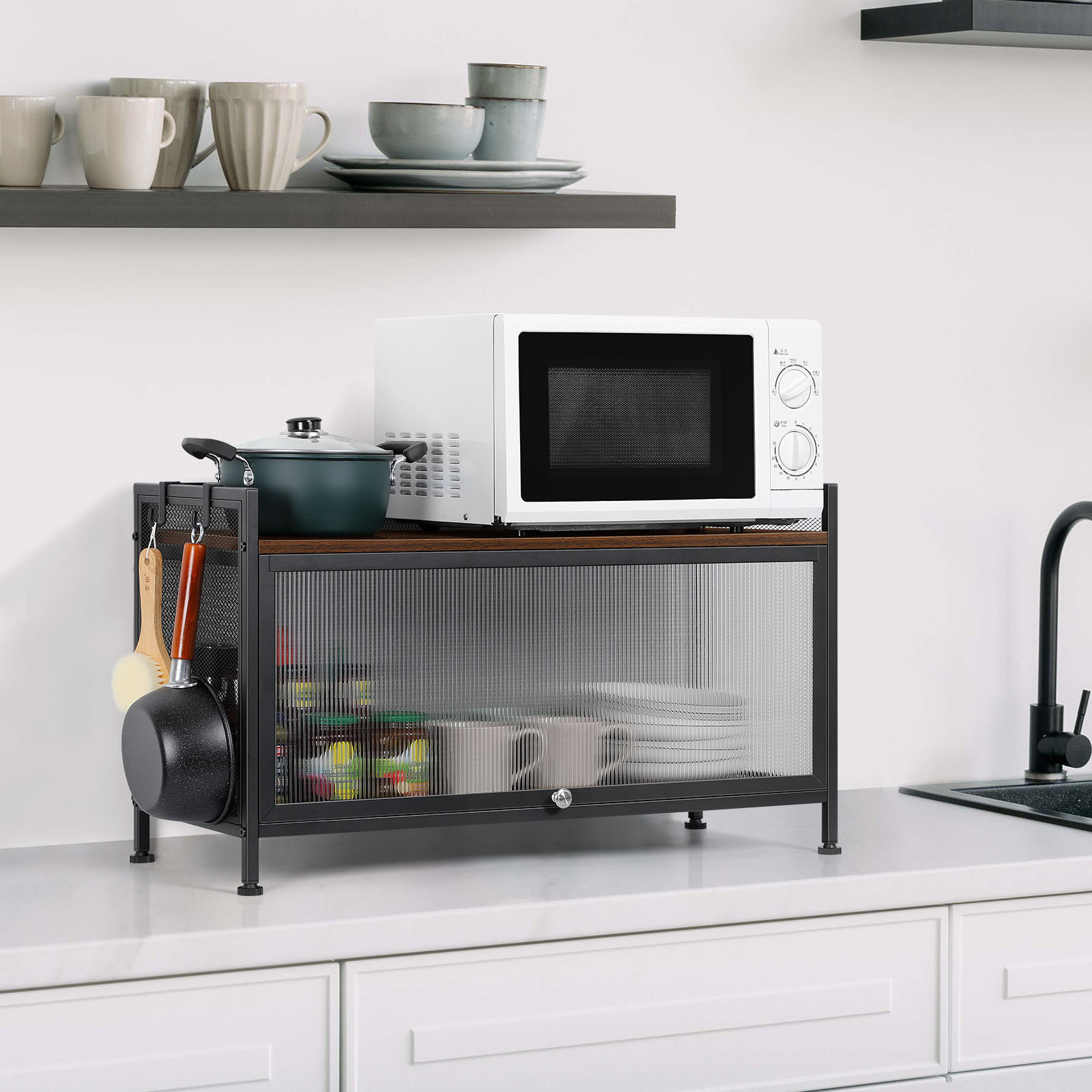 17 Stories 31.5 INCH Length Double Platform For Extra Storage With ...