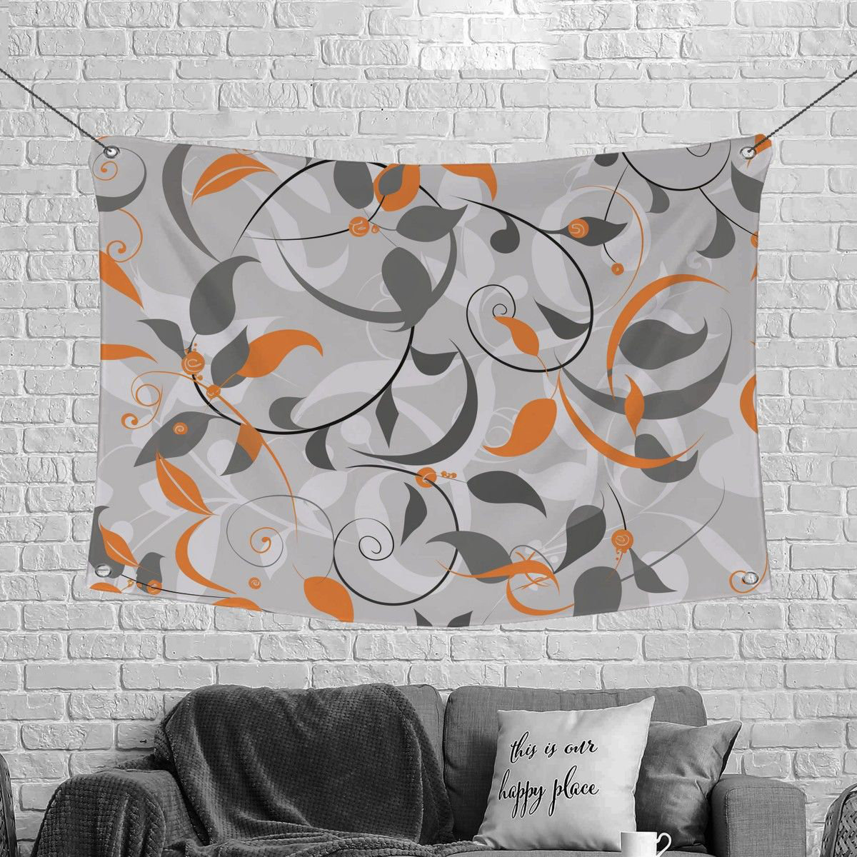 VisionDecor Plain Weave Muslin Microfiber Fabric Tapestry | Wayfair