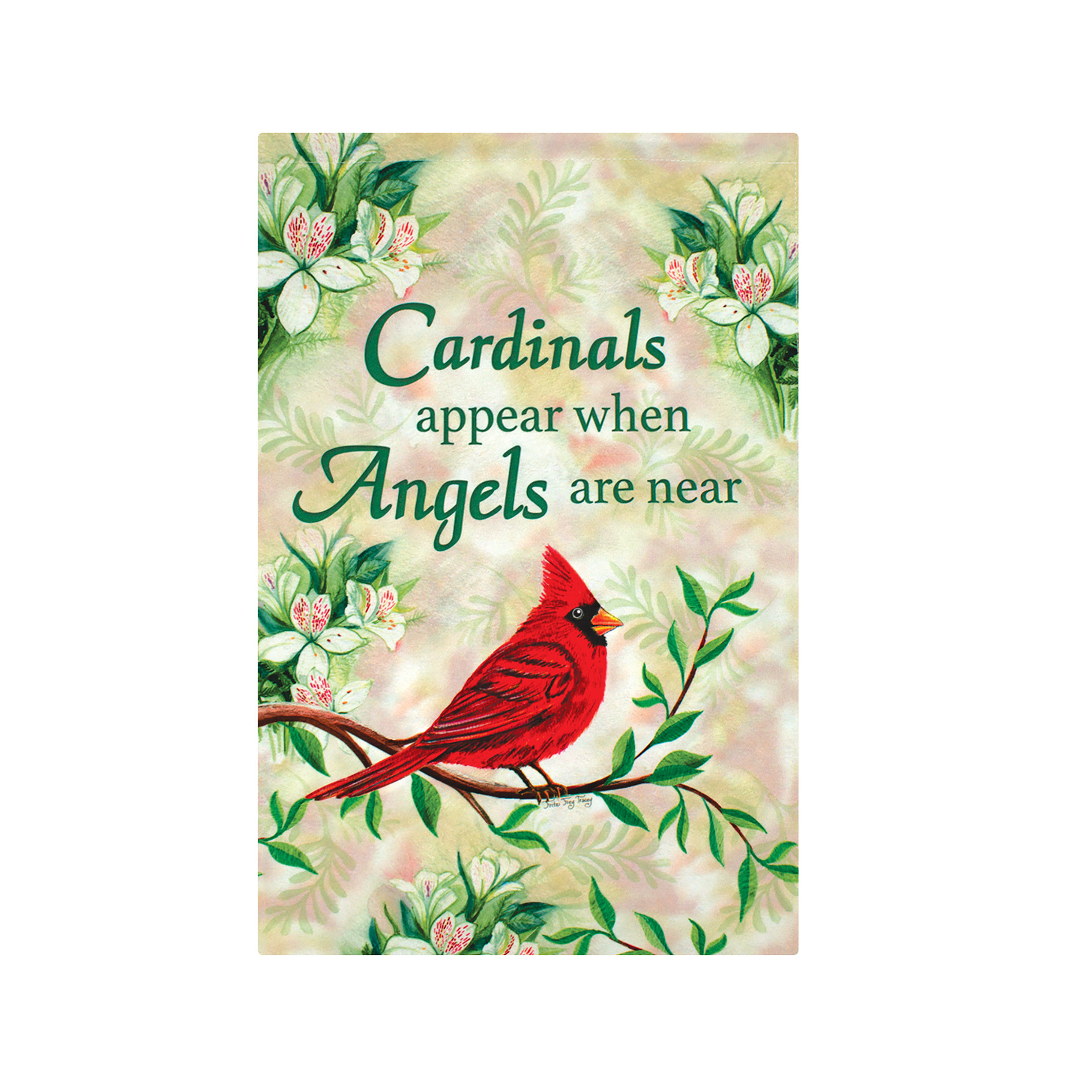 East Urban Home Cardinal 2-Sided Polyester 18 x 12 in. Garden Flag ...