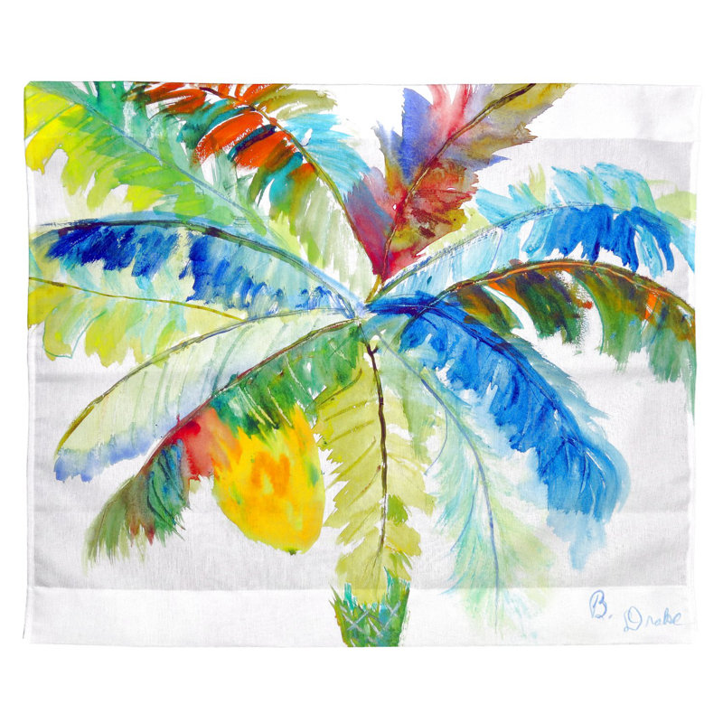 Highland Dunes Polyester Big Palm Wall Hanging | Wayfair