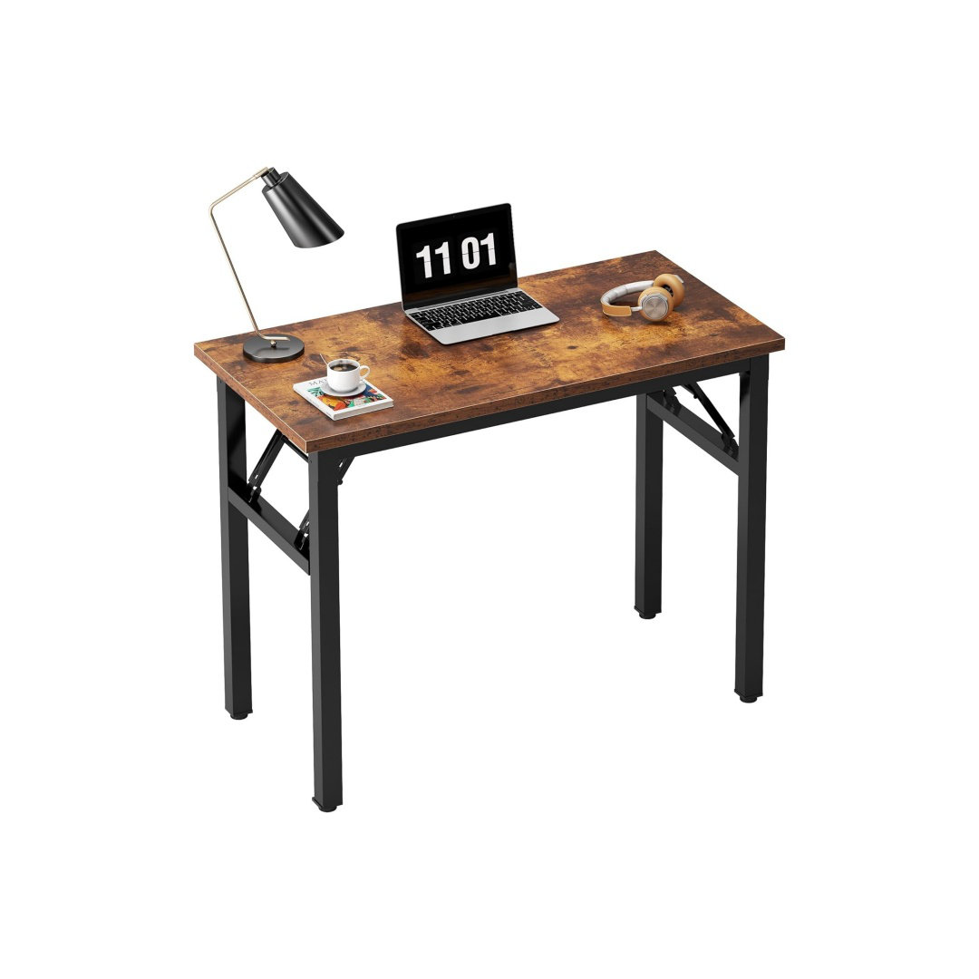 George Oliver Small Computer Desk 31.5 Inches Folding Table No Assembly ...