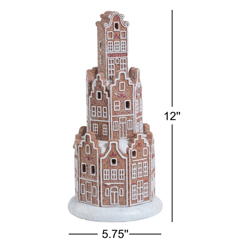 The Holiday Aisle® LED Holiday Gingerbread Houses & Reviews | Birch Lane