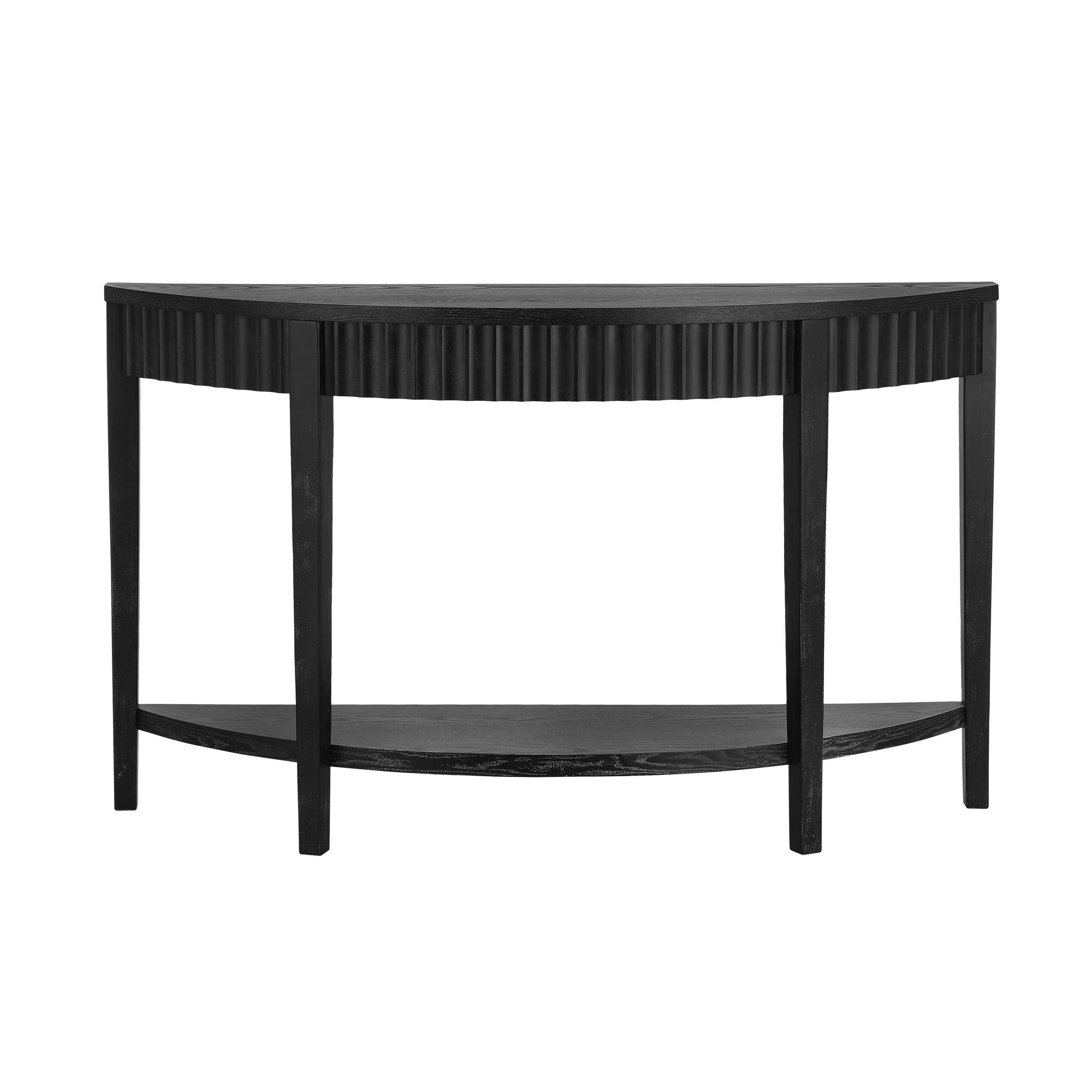Latitude Run® Elegant Half Moon Entryway Table | Wayfair