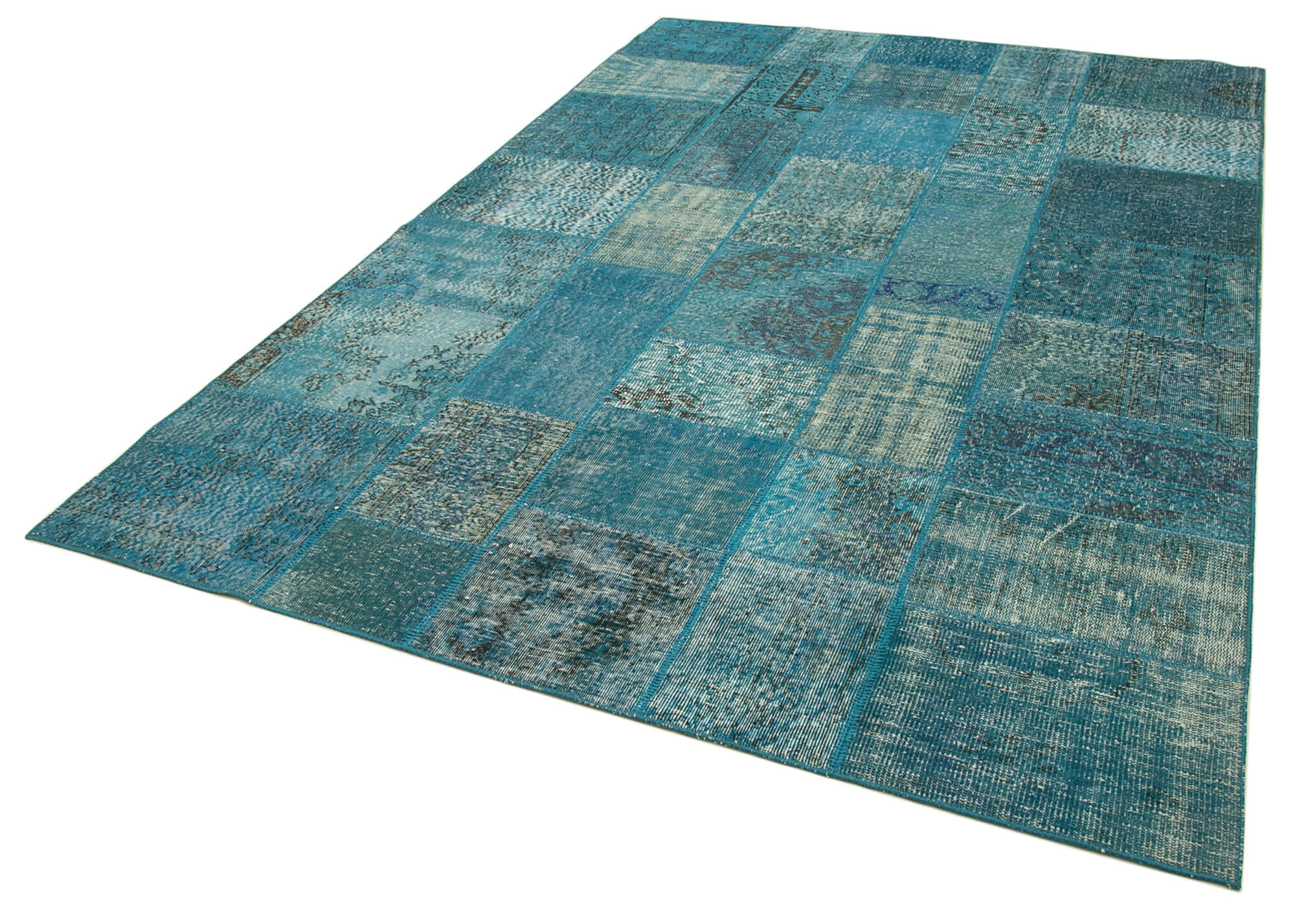 Rug N Carpet Kırk Yama Hand Knotted Wool Patchwork Rug | Wayfair