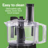 Hamilton Beach® Bowl Scraper Food Processor 8 Cup Capacity Black ...