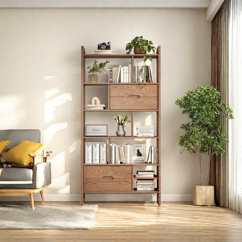 Parttlion New Chinese style shelf storage bookcase | Wayfair
