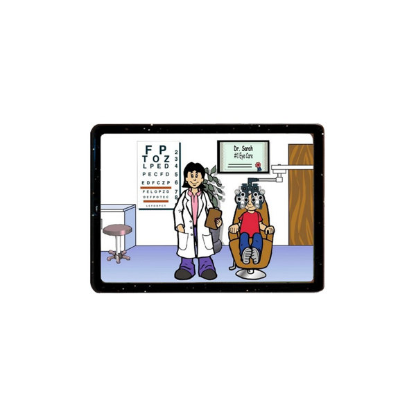 Printed Perfection Personalized Optometrist - Female Acrylic Magnet ...