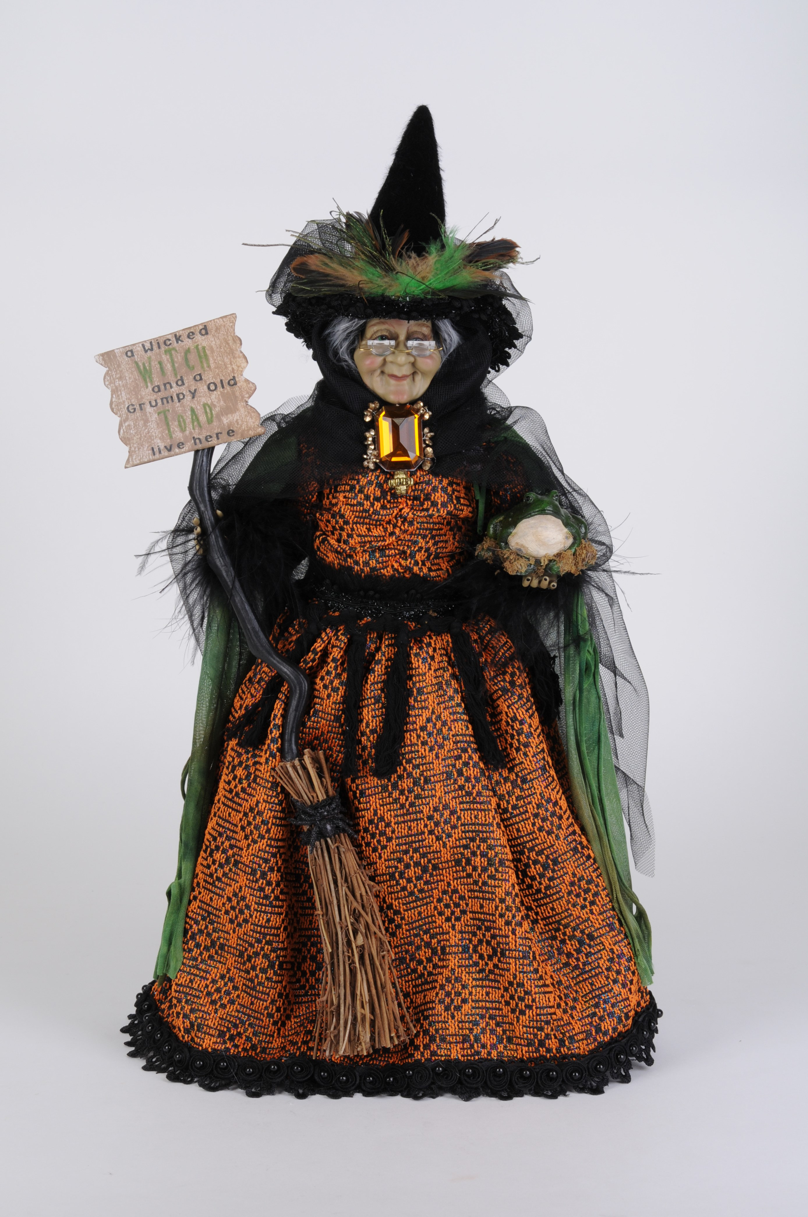 Karen Didion Originals Grumpy Toad Witch & Reviews | Wayfair