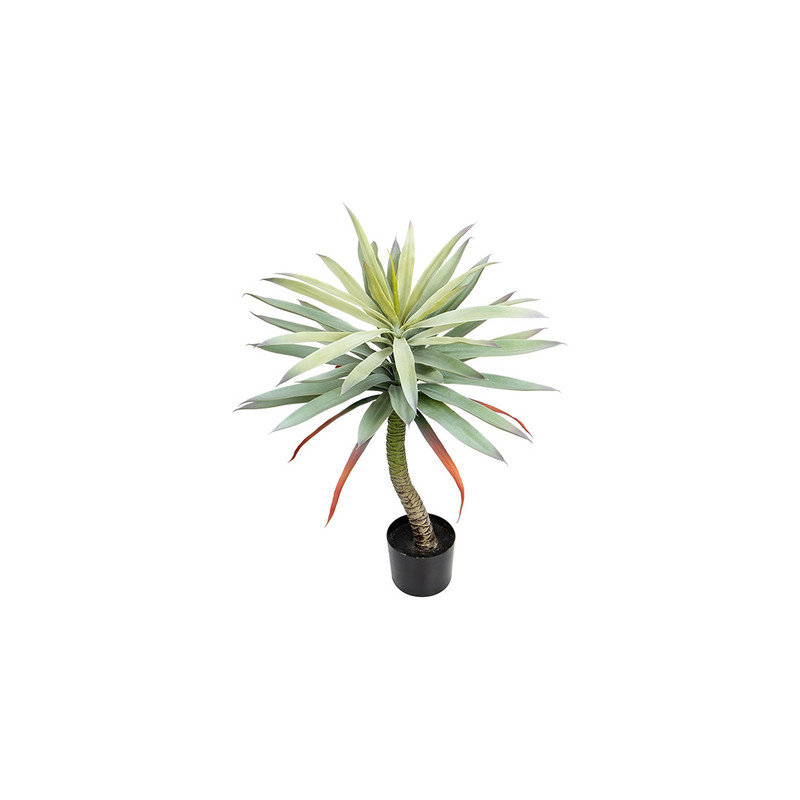 Hokku Designs 3ft/35inch Tall Artificial Yucca Plants in Black Pot Faux ...