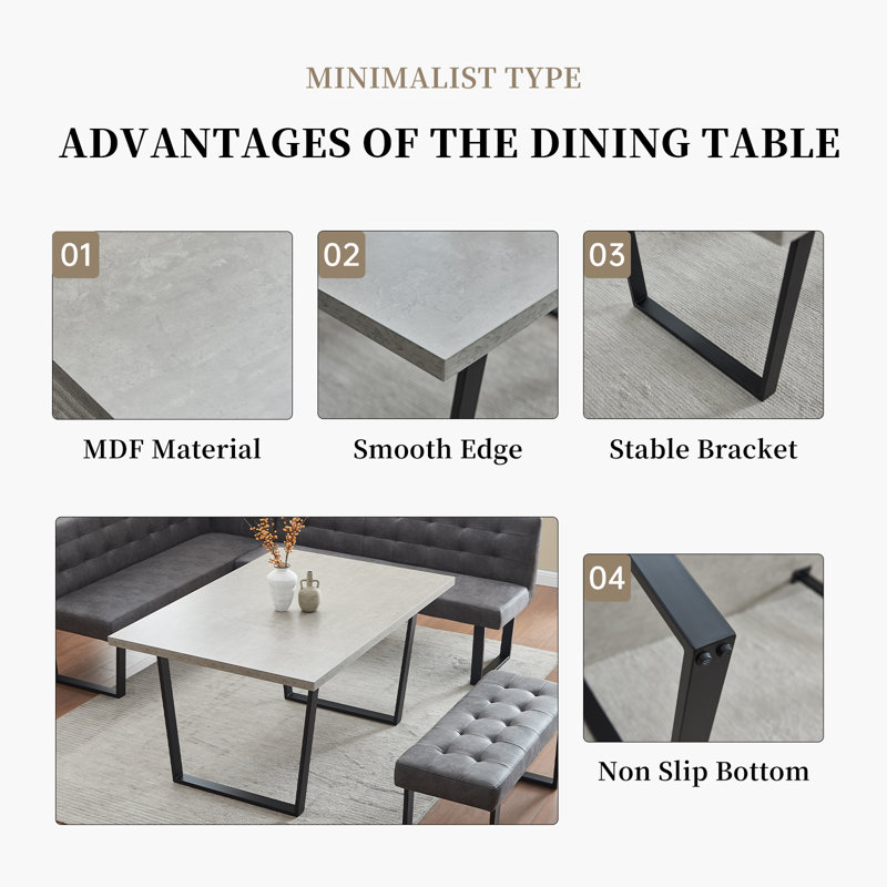 Latitude Run® Kyas 6 - Person Dining Set & Reviews | Wayfair