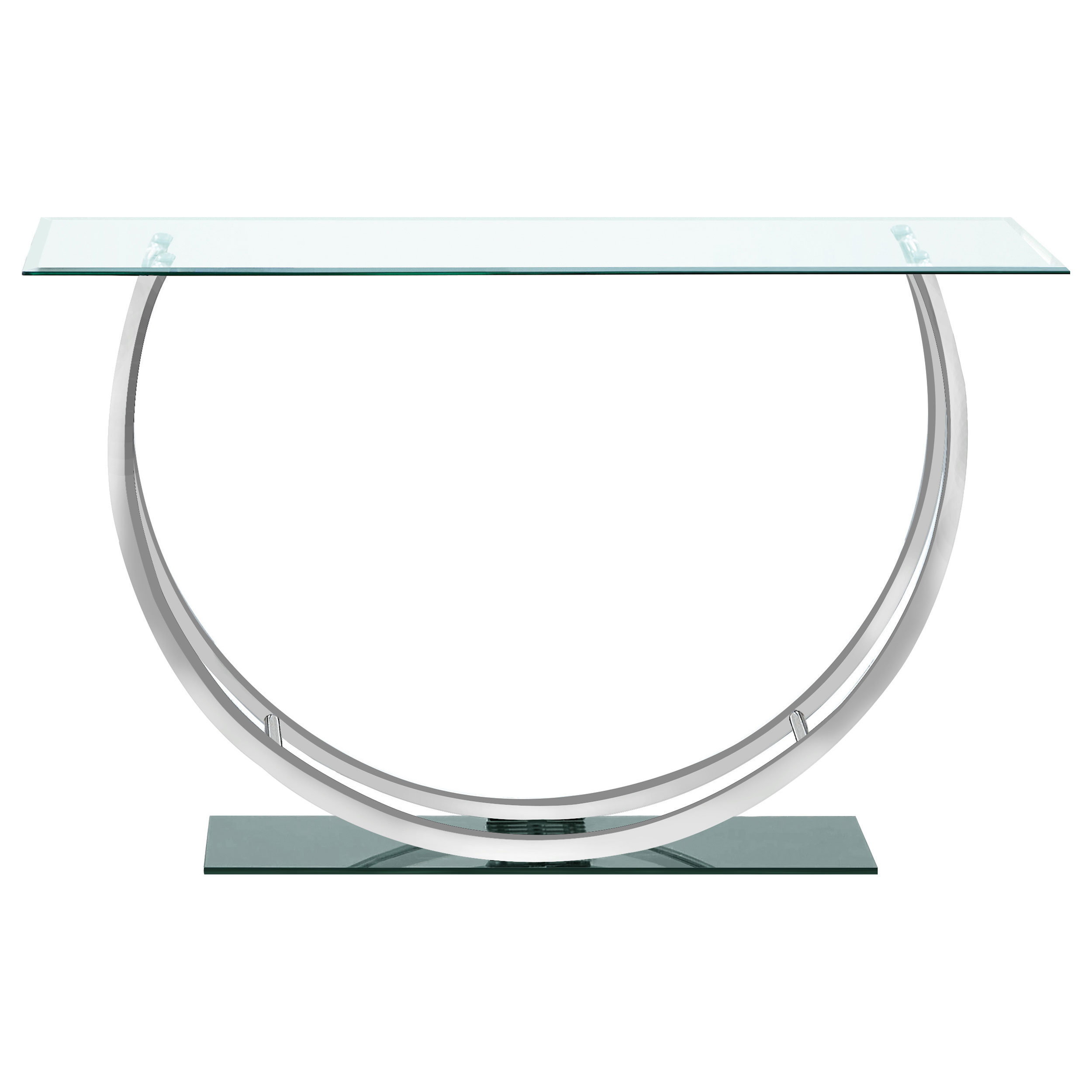 Alma Danville 48'' Glass Top Console Table | Wayfair