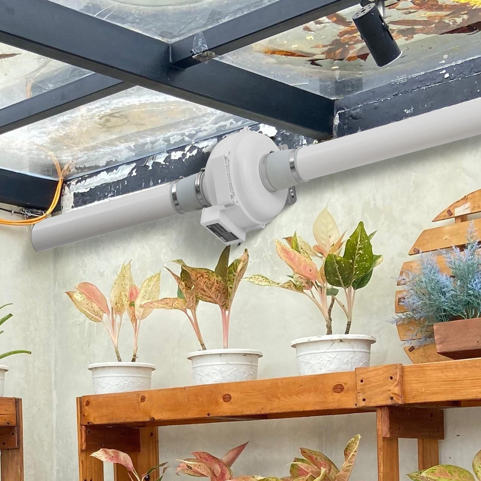 Stellweilan Tessberg 4" to 3.5" Radon Mitigation Fan System Kit Quiet ...