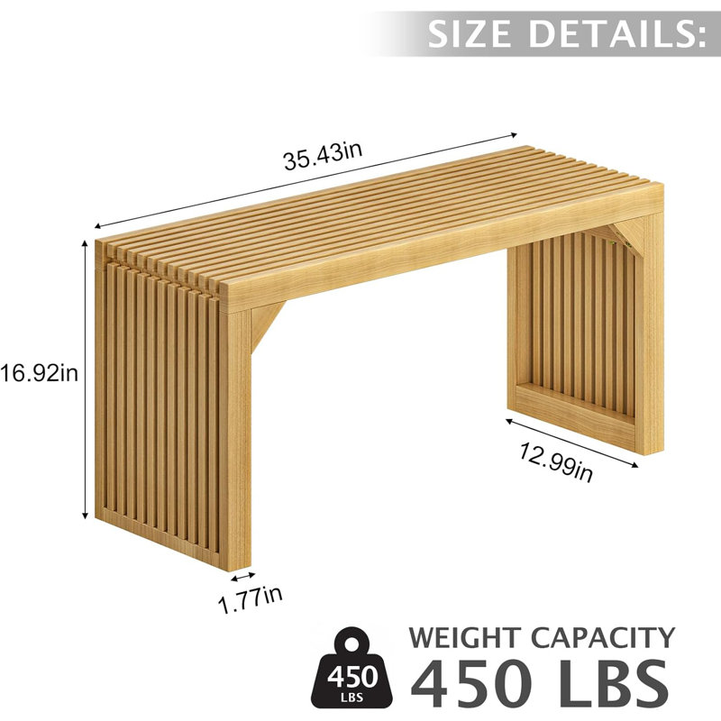 Latitude Run® Narrow Entryway Bench With Storage | Wayfair