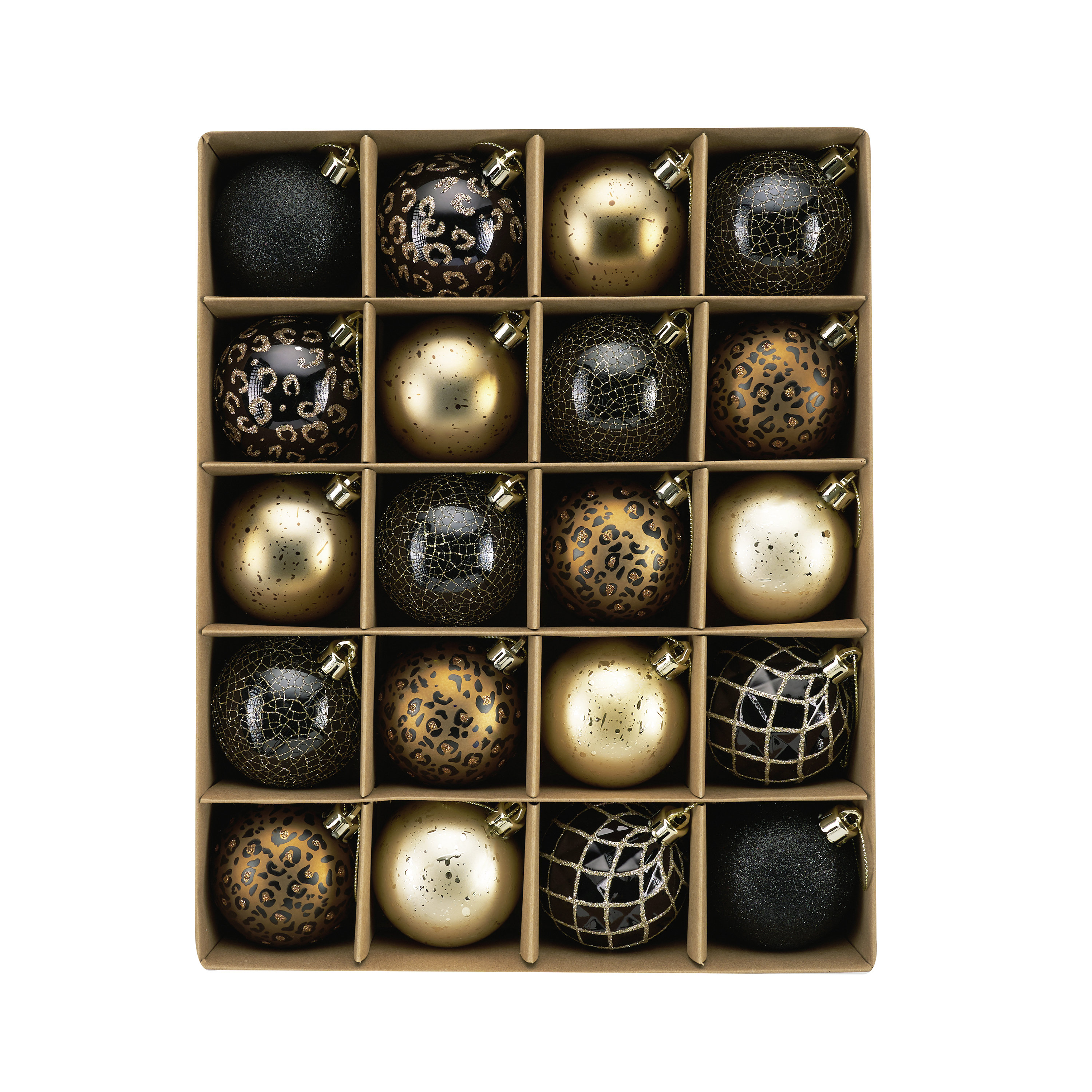 The Holiday Aisle® Kaimani 20ct 60mm Shatterproof Christmas Ornaments ...