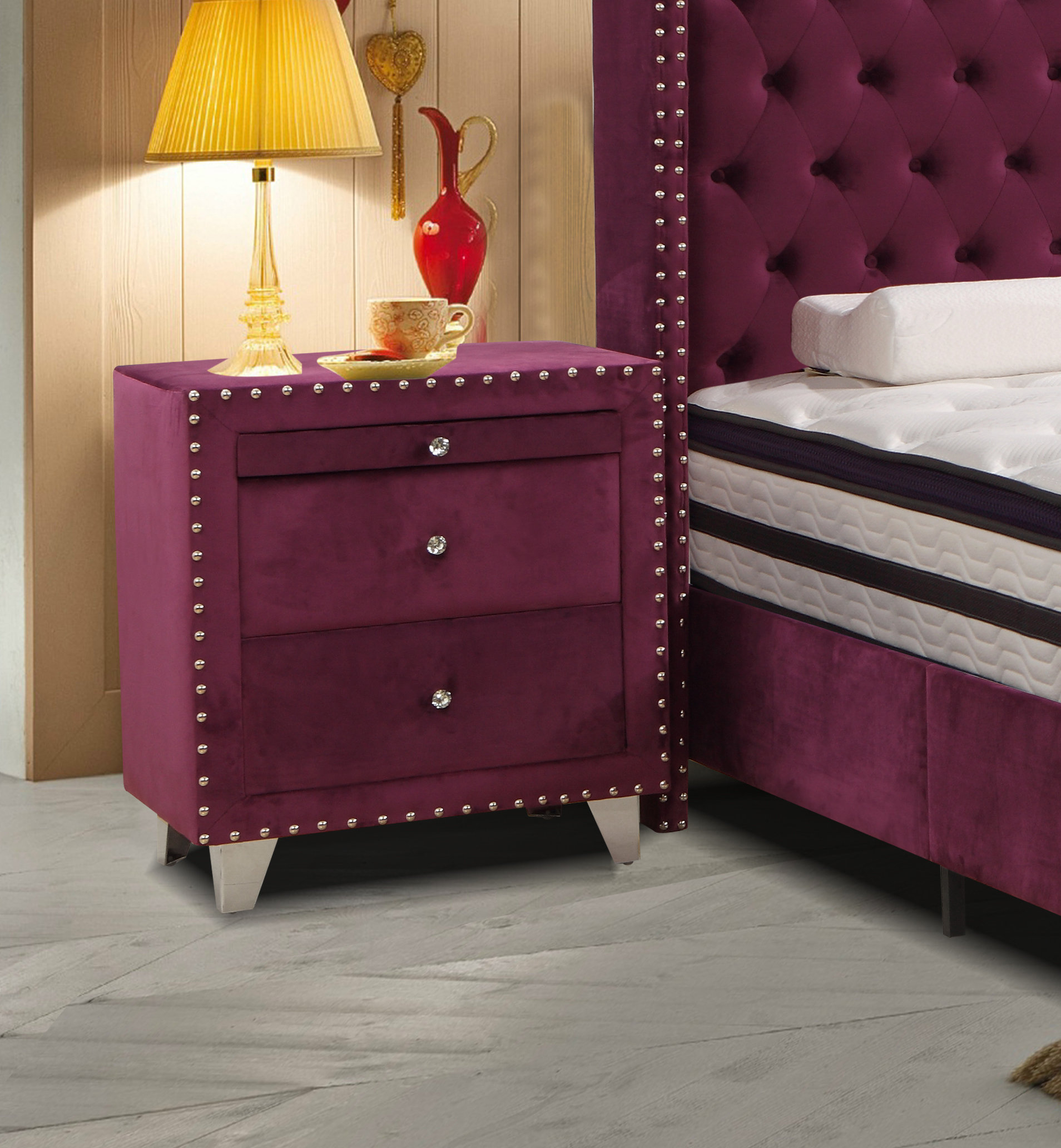 Rosdorf Park Mevlide Nightstand & Reviews | Wayfair