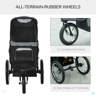 Tucker Murphy Pet™ 3 Big Wheels Foldable Cat Stroller With Adjustable ...