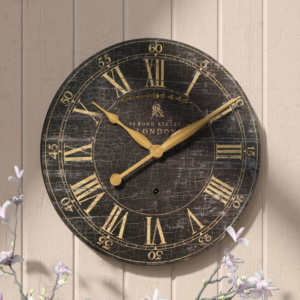 Greyleigh™ Haslingden Wood Wall Clock & Reviews | Wayfair