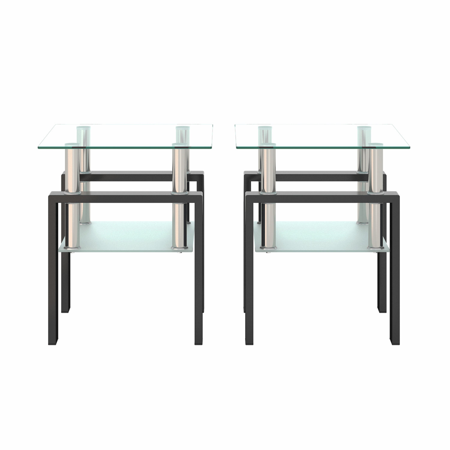 Wrought Studio™ Letrell Glass Top Coffee Table | Wayfair