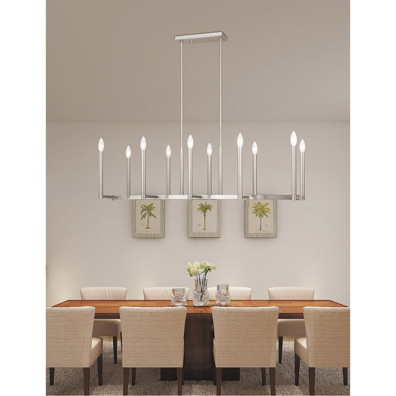 Orren Ellis Chisnell 10 - Light Kitchen Island Classic Chandelier | Wayfair