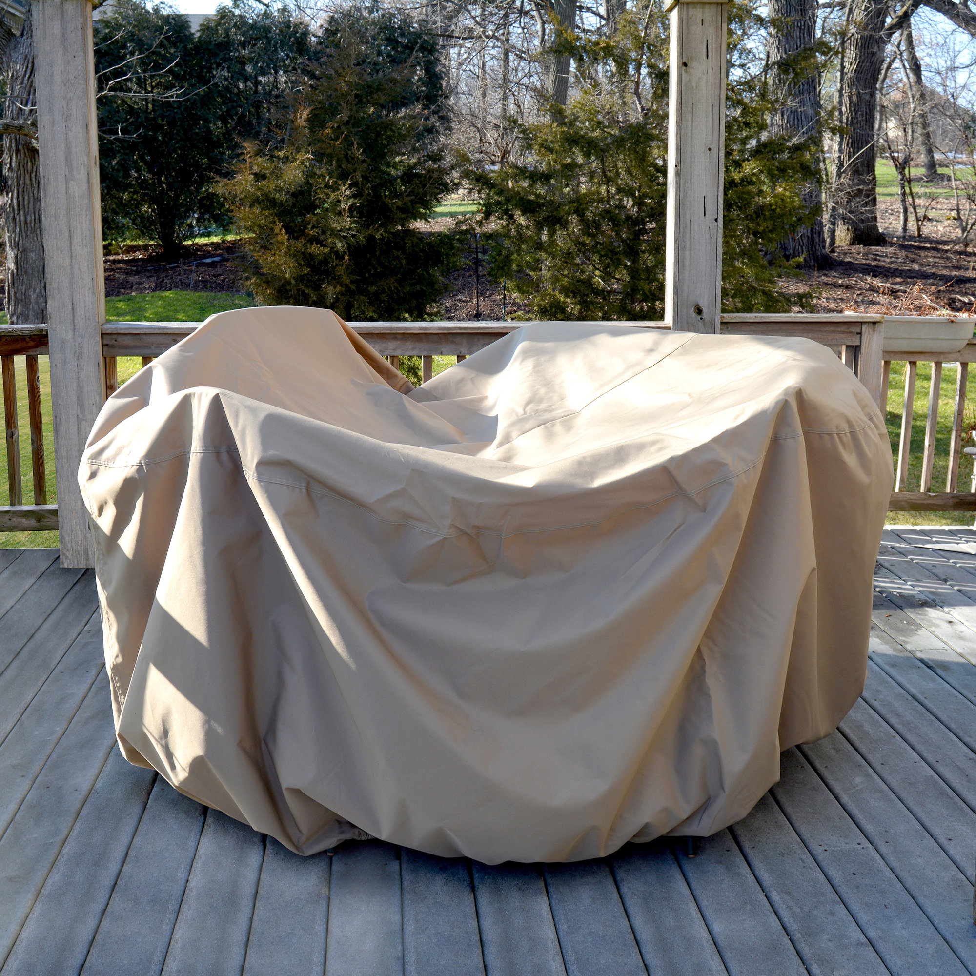 Breakwater Bay Tsonis Heavy Duty Patio Dining Set Cover & Reviews | Wayfair