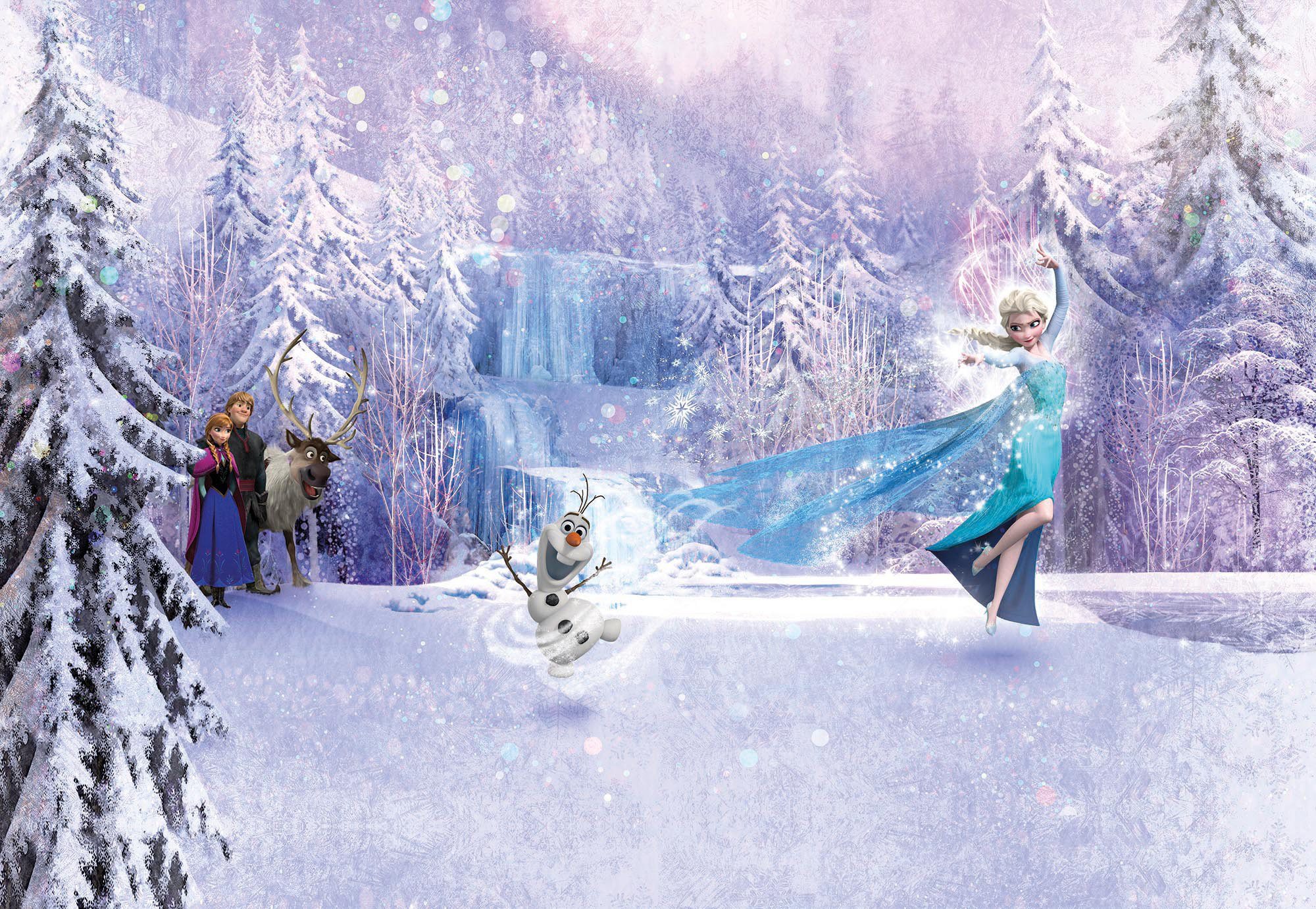 Frozen Allison Disney 2.5m x 368cm Wallpaper Panel | Wayfair.ie
