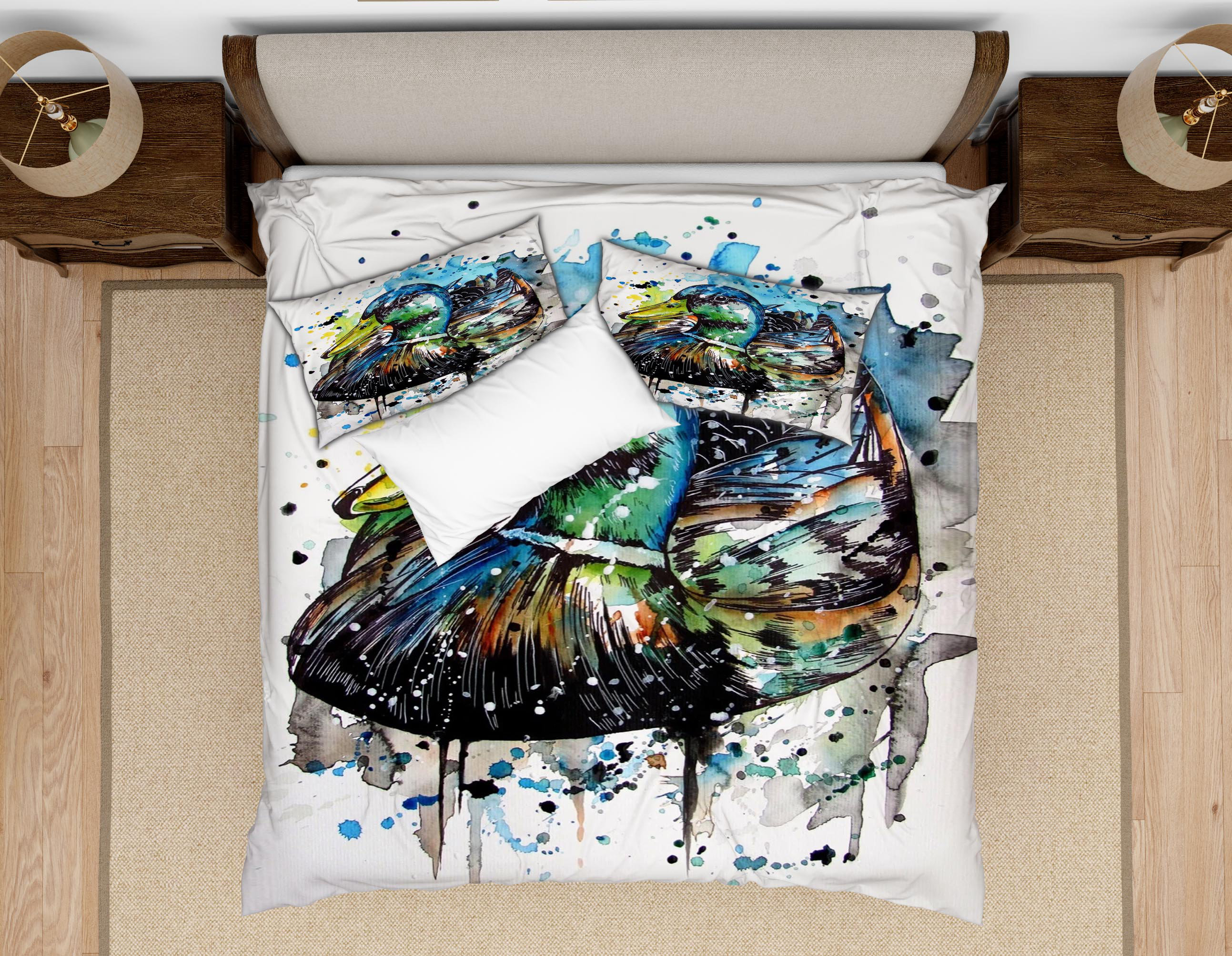 HeartBeat Studios Vintage Duck Comforter Set | Wayfair