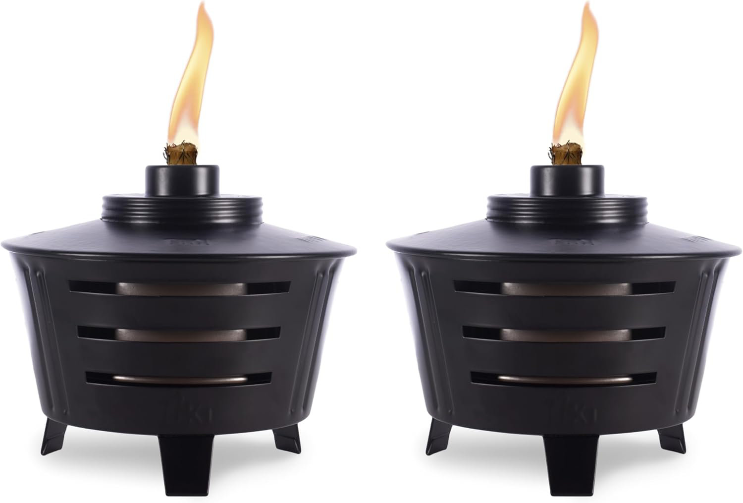 ATC CABINETS Mini Fire Pit Tabletop Torch 2-Pack, Outdoor Decorative ...