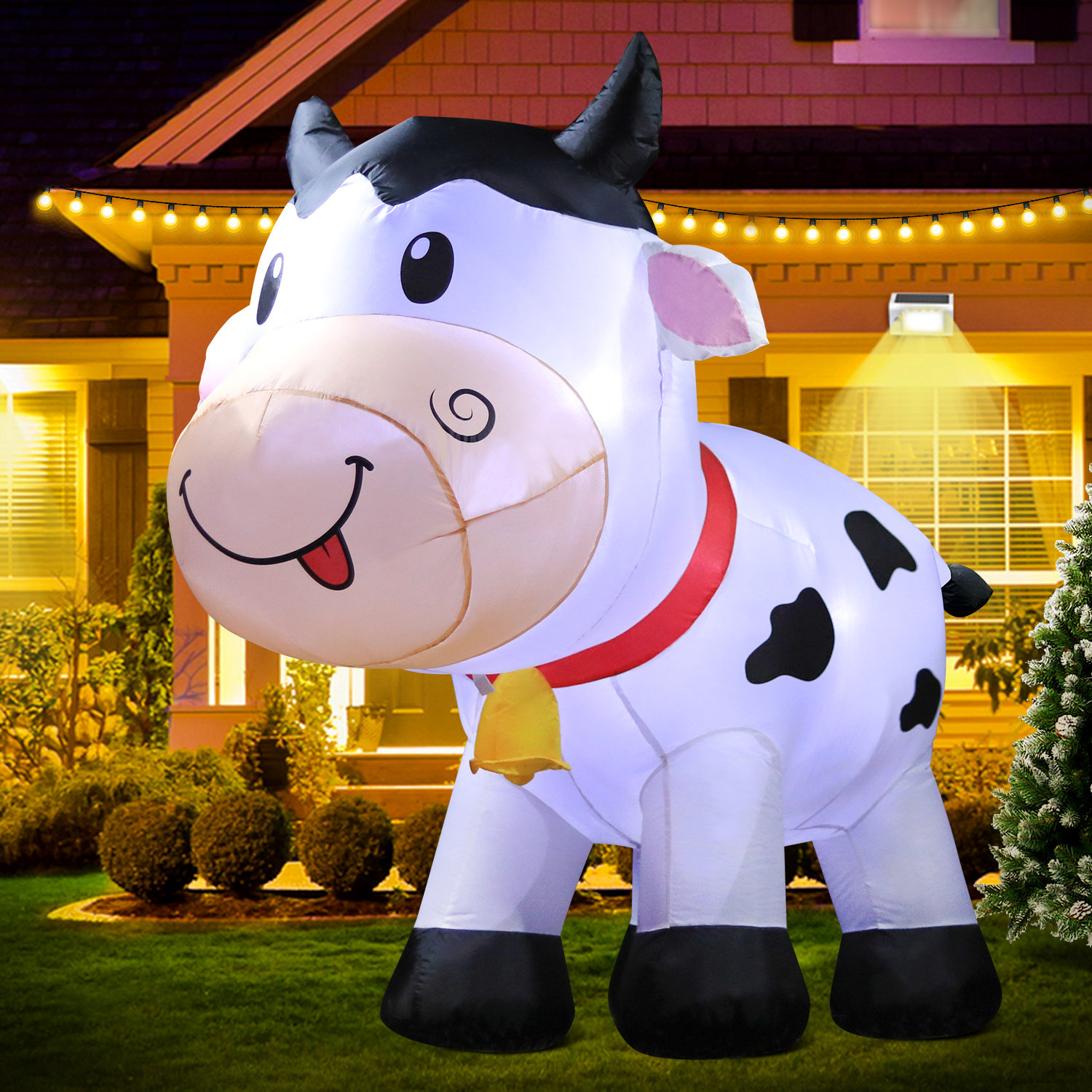 The Holiday Aisle® 6ft 556F746526F743E696BC41FBA83593CF Inflatables ...