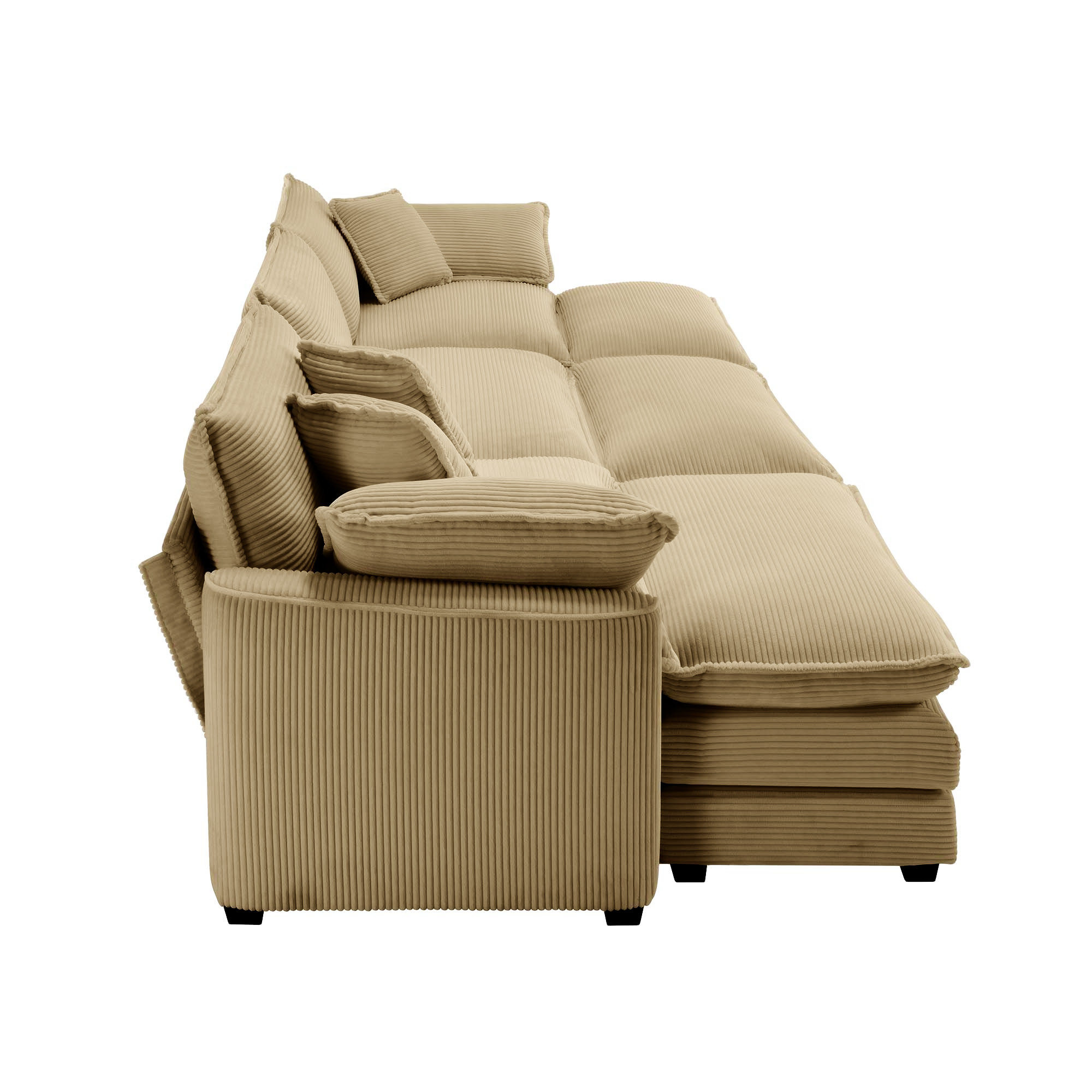 Hokku Designs Oversized Modular Cushion Sofa | Wayfair