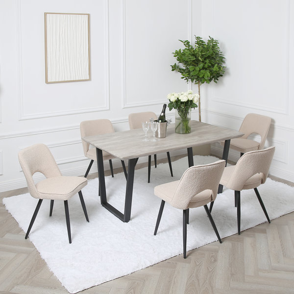 Brayden Studio Asfand 6 - Person Dining Set | Wayfair.co.uk