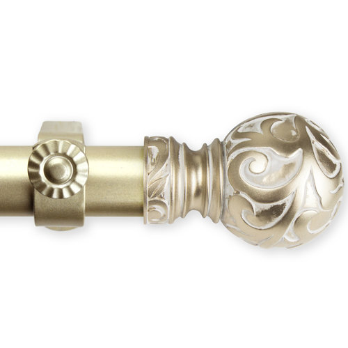 Gold Curtain Hardware, Accessories & Rods You'll Love | Wayfair