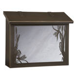 FineArtLiving Steel Wall Mounted Mailbox with Newspaper Compartment ...