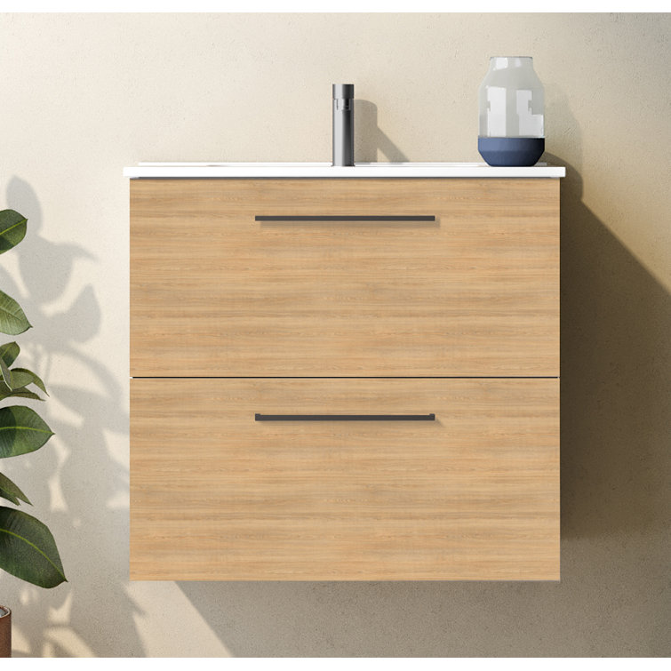 Ebern Designs Creeksville 600mm Wall Hung Single Vanity Unit | Wayfair ...