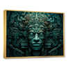 Design Art Mayan Magic Aztec Mask - Mexican Wall Art Living Room | Wayfair