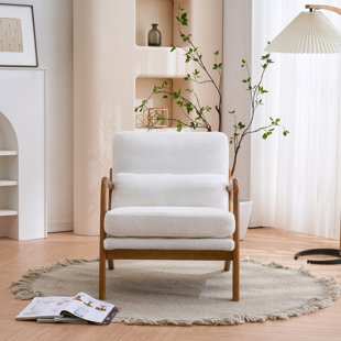 Round arm Accent Chairs You'll Love | Wayfair
