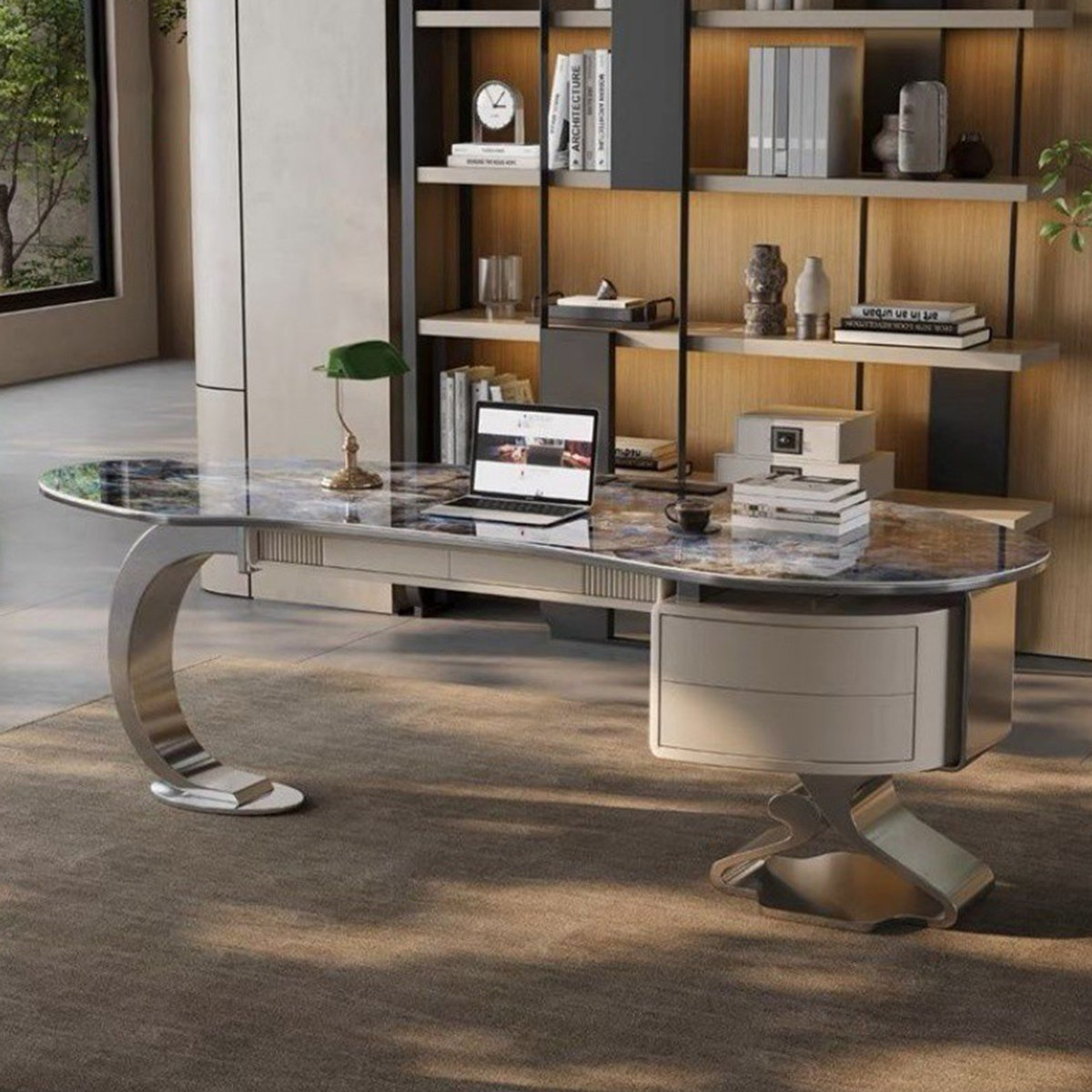 Wardrobe Trendsetter Free Form Writing Desk | Wayfair