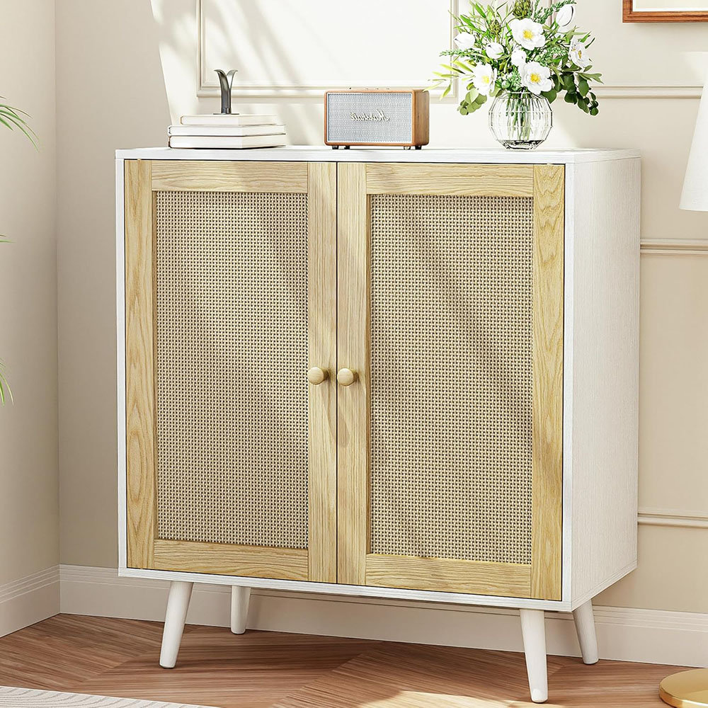 HELOMO Cabinet, Small Sideboard Buffets Storage Cabinet With Doors For ...