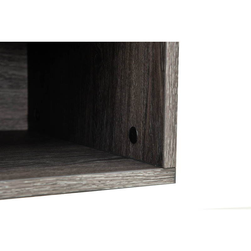 Sunjoy Quub Quarter Cabinet, Space Saving Stackable MDF Wood Cabinet ...