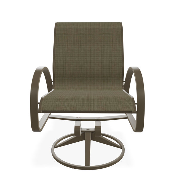 Telescope Casual Aruba II Sling Aluminum Frame Swivel Rocker | Wayfair
