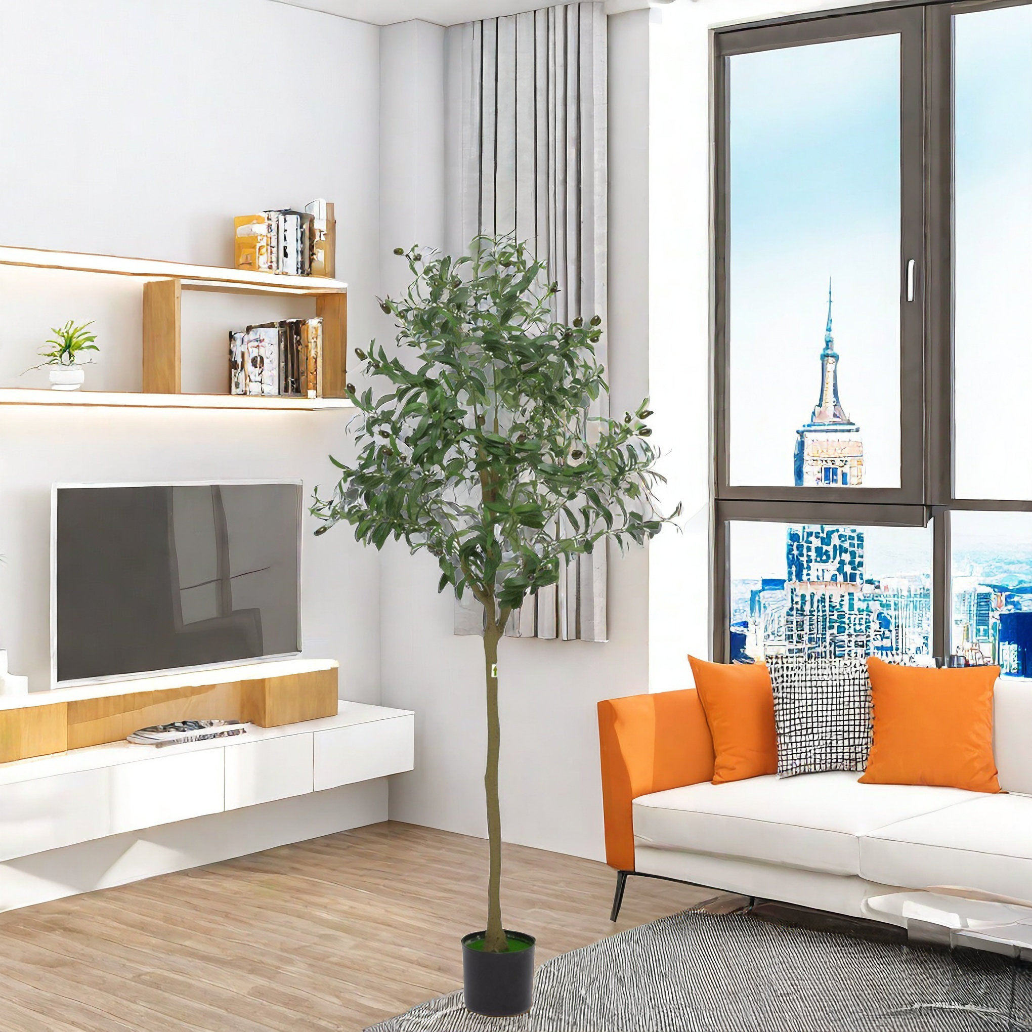 The Seasonal Aisle 59cm Olive Tree Plant | Wayfair.co.uk