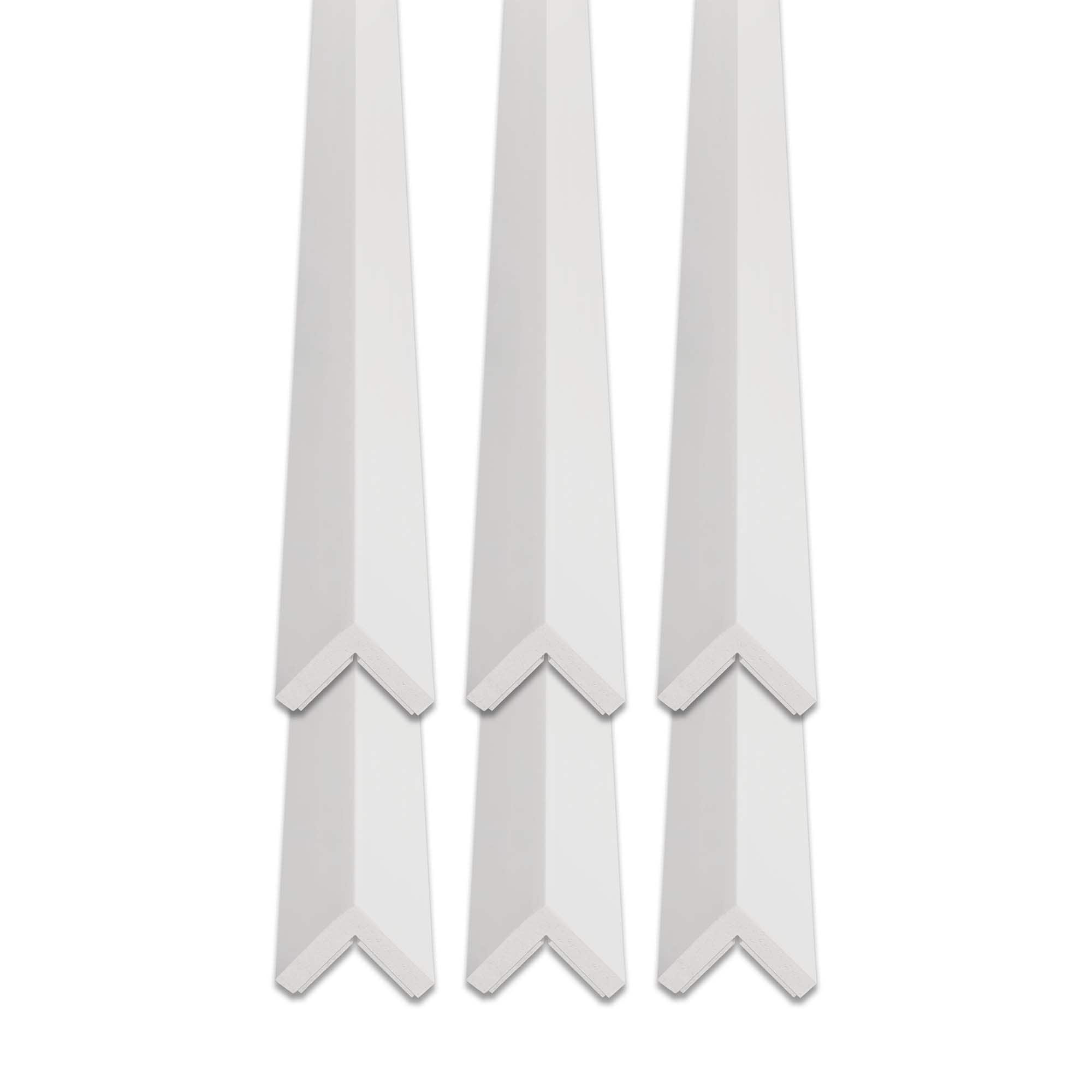 Architectural Products by Outwater L.L.C. Outwater White Wall Corner ...