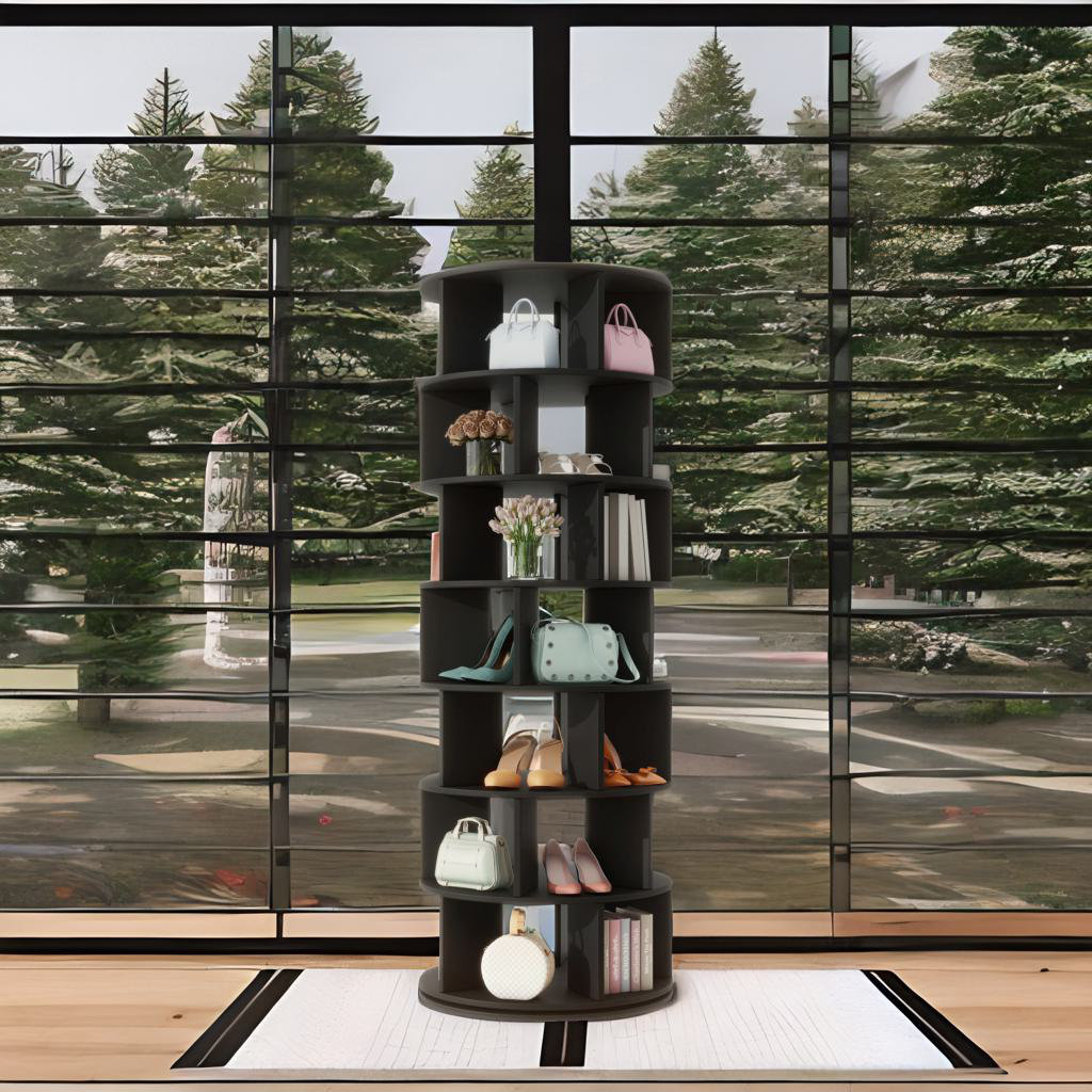 Hokku Designs Rotating Shoe Rack Towers | Wayfair