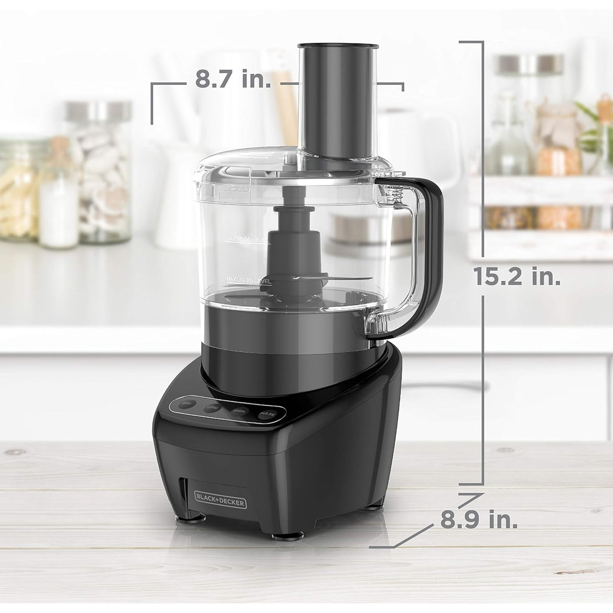 BLACK+DECKER Food Processor and Vegetable Chopper, Stainless Steel ...