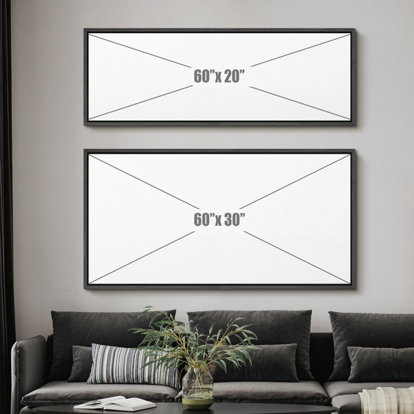 IDEA4WALL Green Abstract Mountain Forest Landscape Extra Large Pictures ...