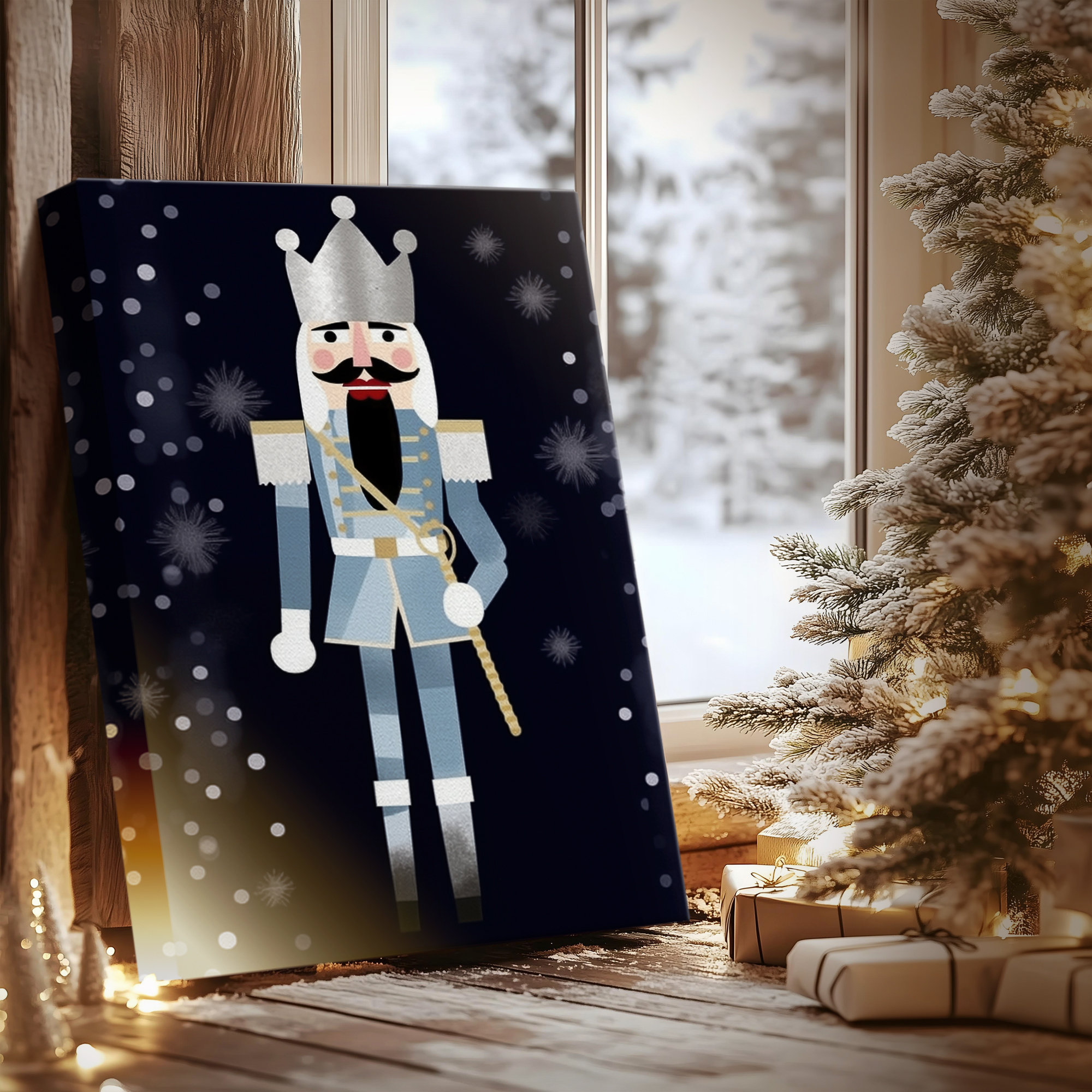 Ophelia & Co. Dawn of Chalk Village-Premium Gallery Wrapped Canvas ...