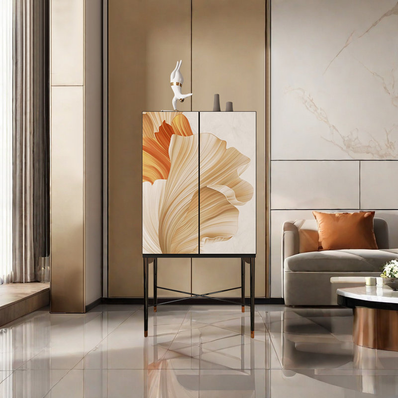 Liu's ink furniture Living room simple modern art decorative cabinet ...