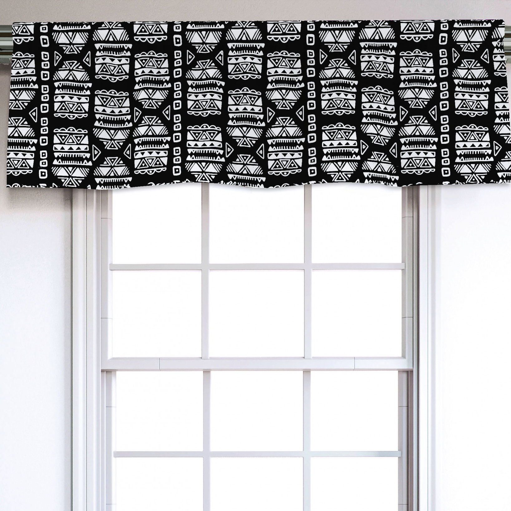 East Urban Home Aztec 54" Window Valance | Wayfair